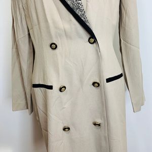 Danny & Nicole | Jackets & Coats | Danny Nicole Blazers Animal Neck ...